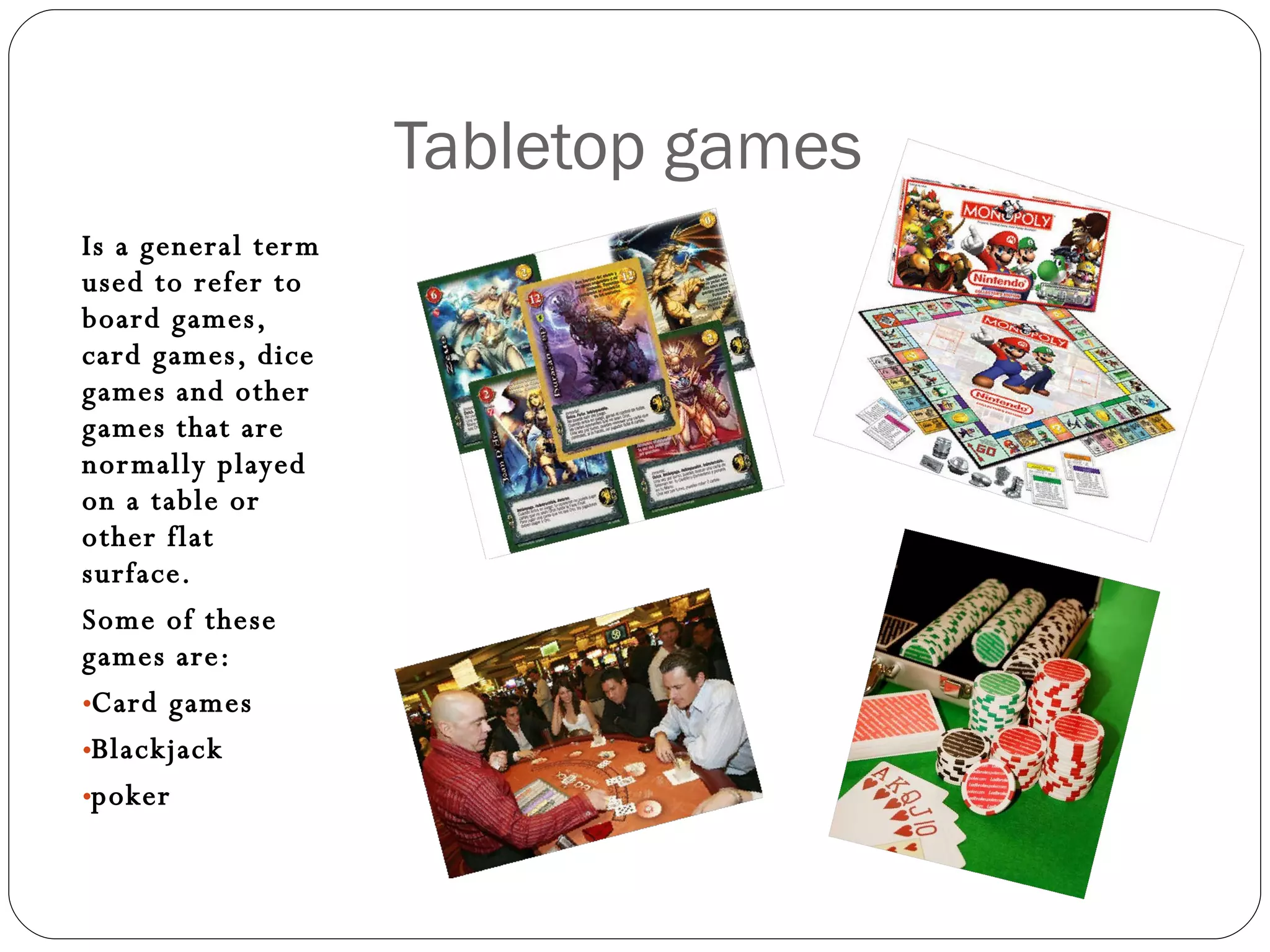 types of games | PPT