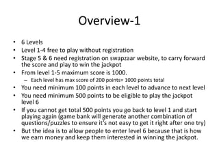Game stages detailed | PPT