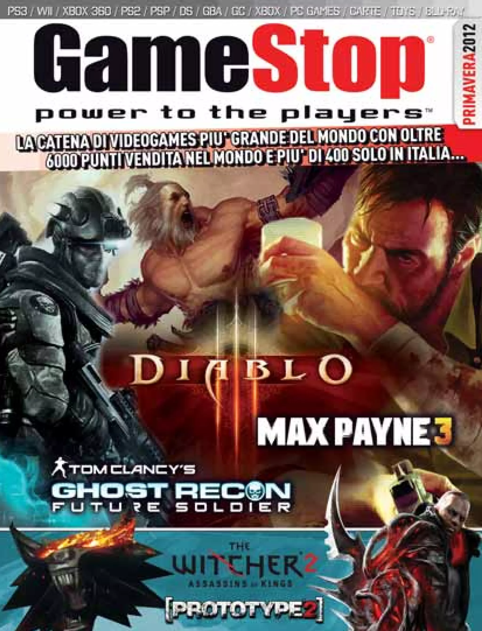 Catalogo GameStop Primavera 12 - parte 1 | PDF