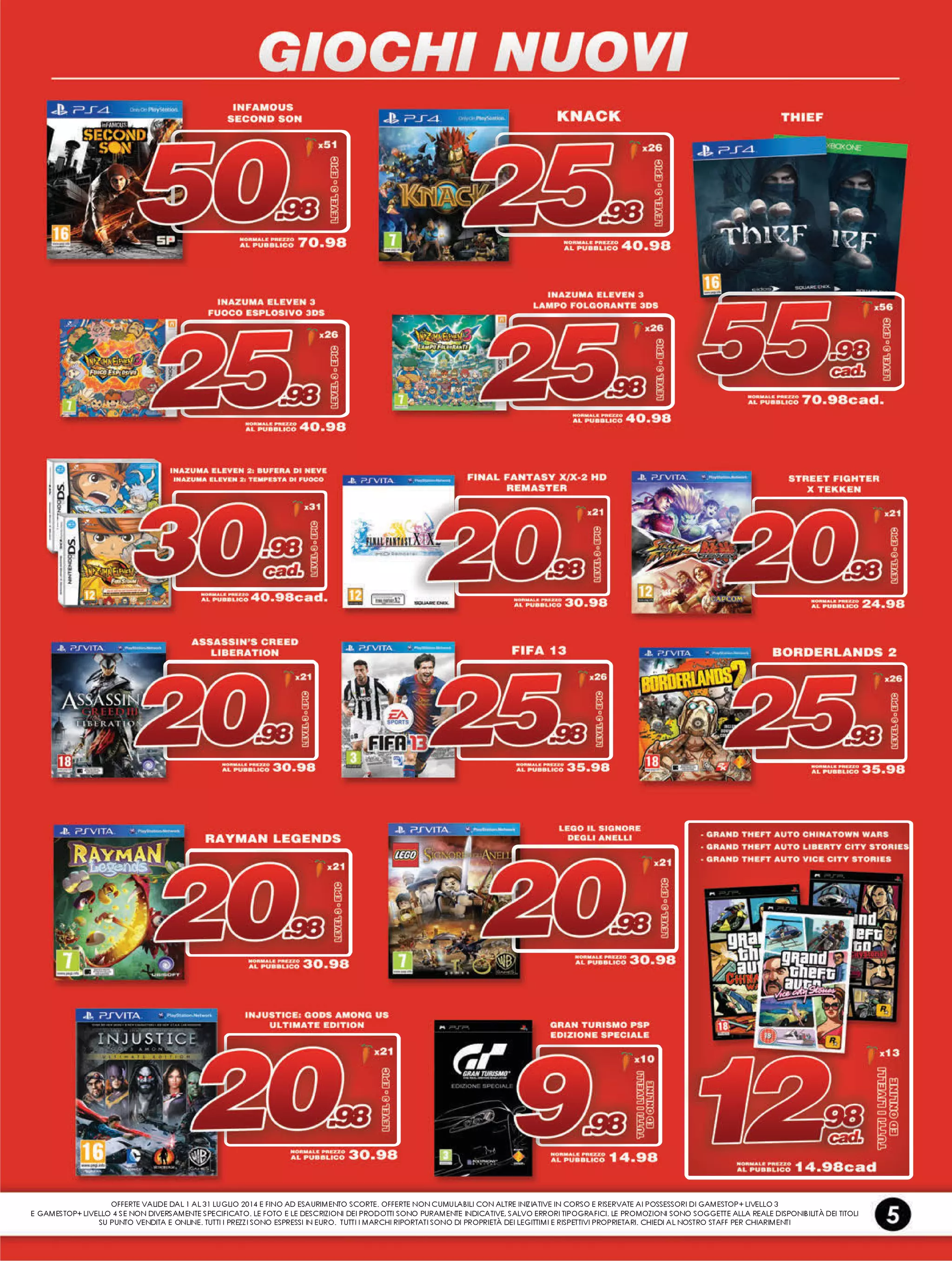 Volantone GameStop+ Luglio 2014 | PDF