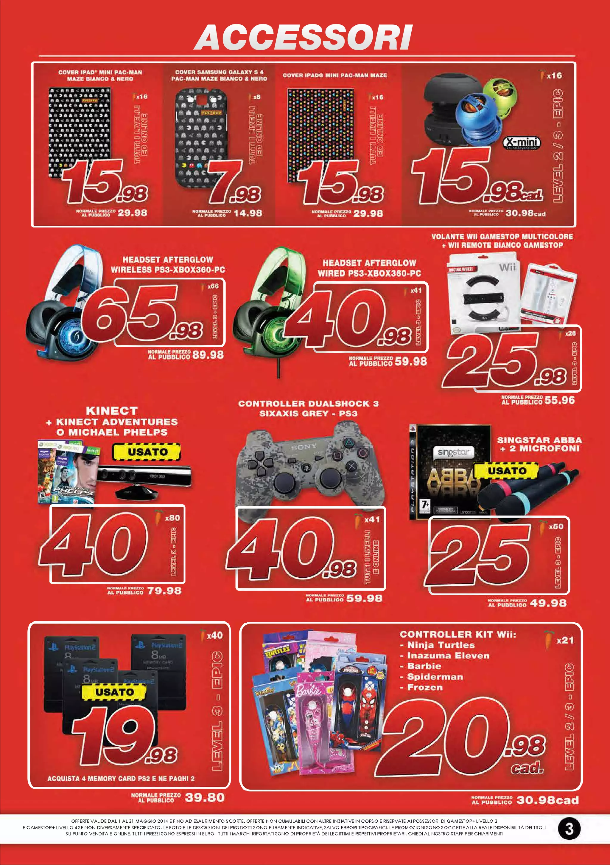 Volantone GameStop+ Maggio 2014 - GameStop Italia | PDF