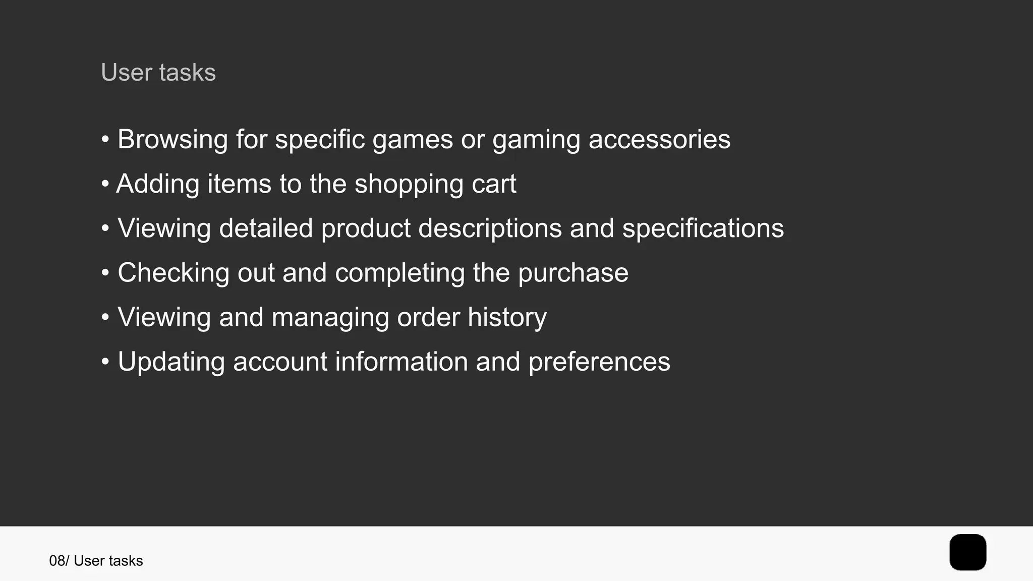 Gamestore case study UI UX by Amgad Ibrahim | PPTX