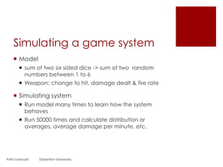 Game system design | PPTX