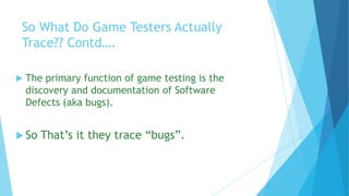 Game testing | PPTX