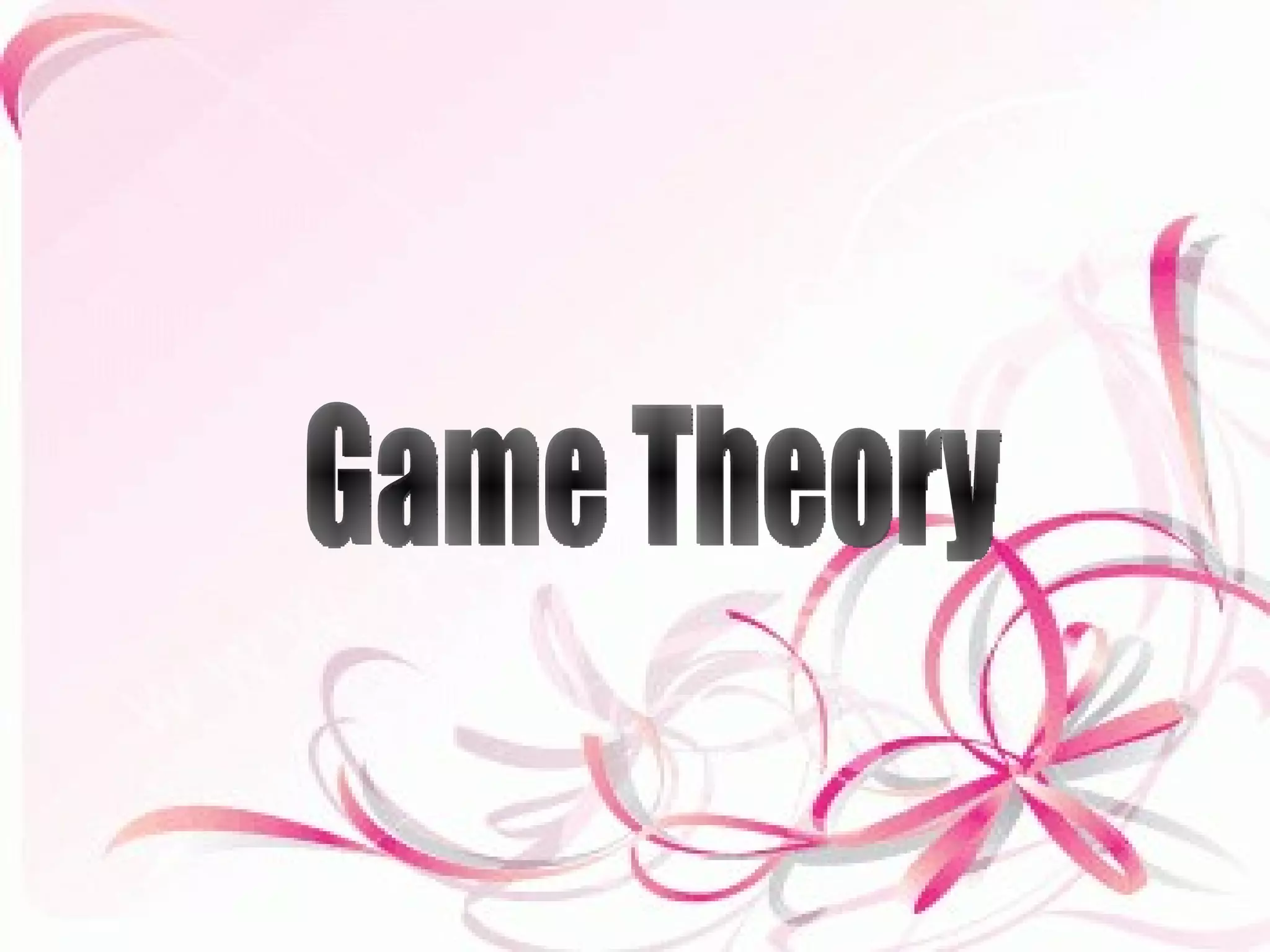 Game theory | PPT