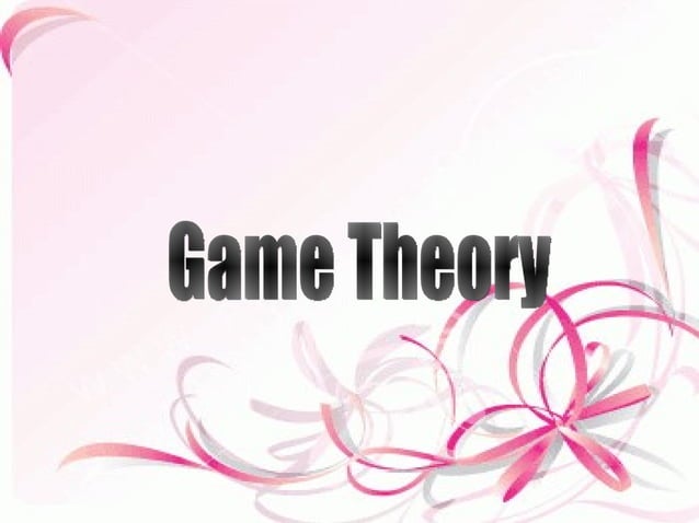 Game theory | PPT