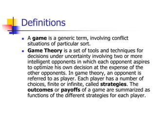 Game theory | PPT
