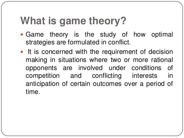 Game theory