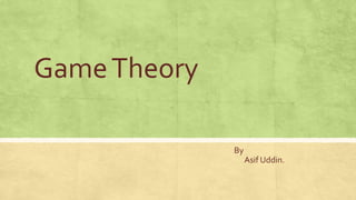 Game theory | PPTX