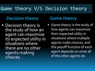 Game theory | PPTX