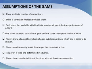 Game theory | PPTX