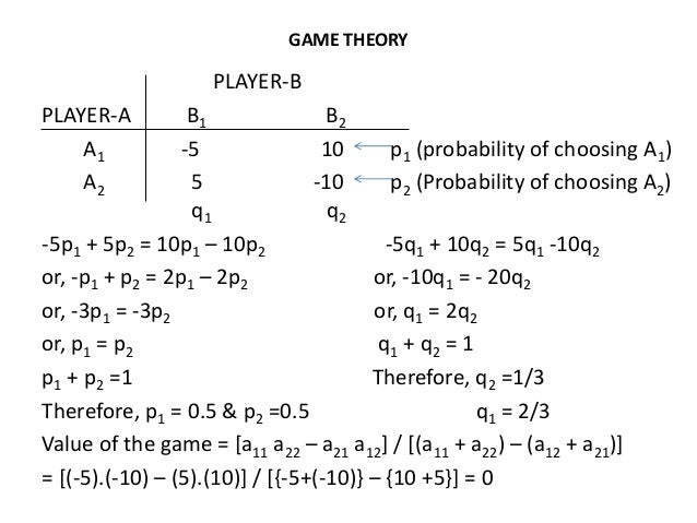 Game theory