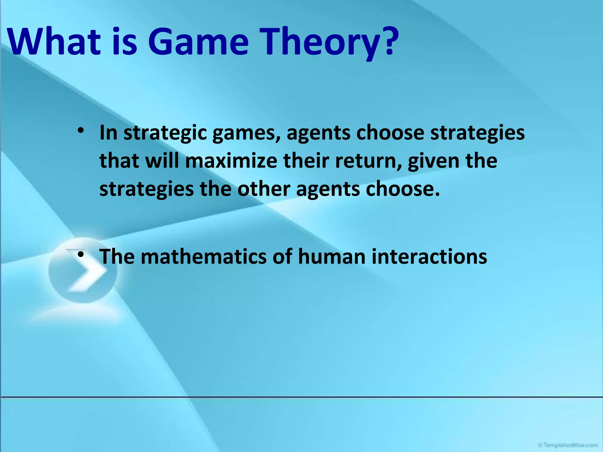 Game theory | PPT