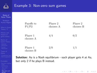 Game theory | PDF