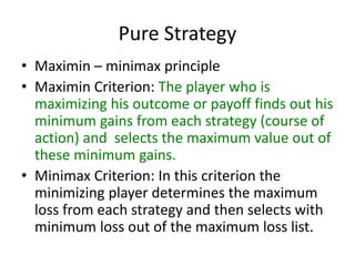 Game theory | PPTX