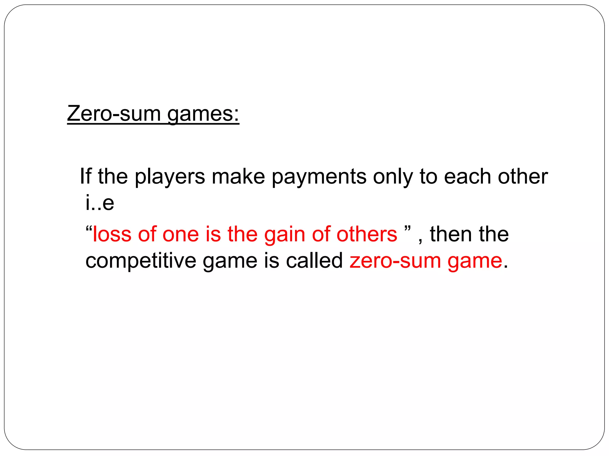 Game theory | PPTX