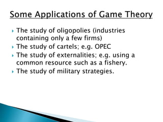 Game theory | PPTX