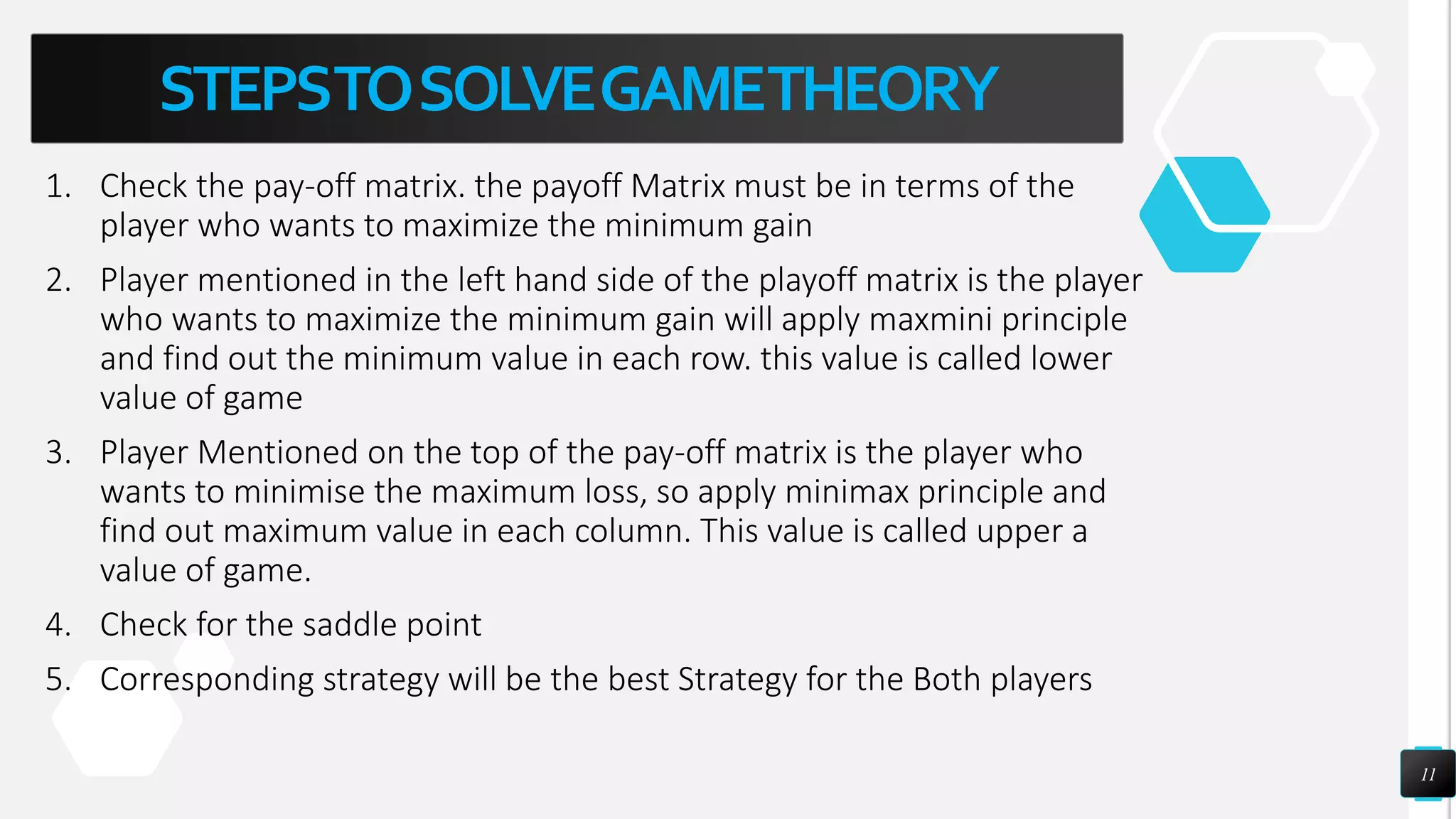 Game theory | PPT