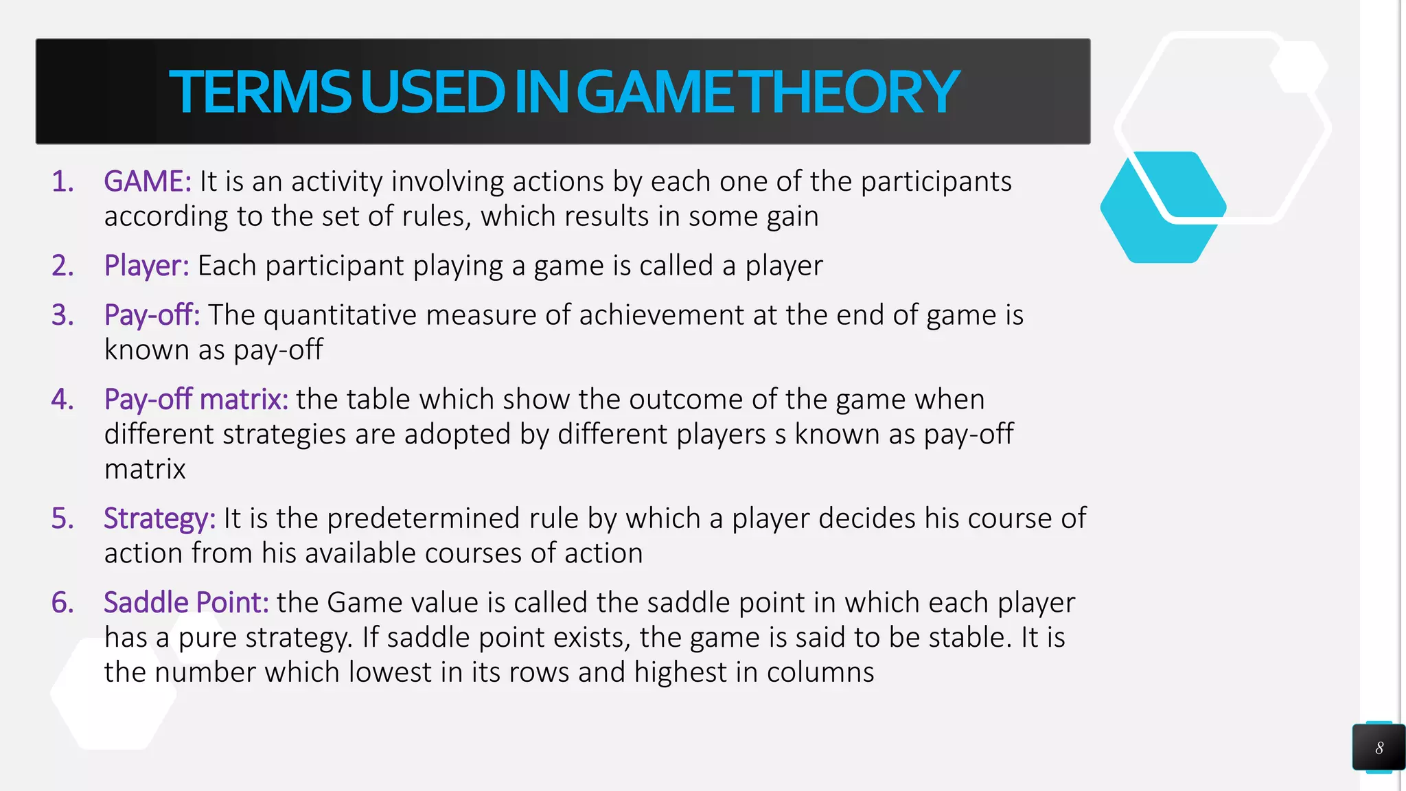 Game theory | PPTX