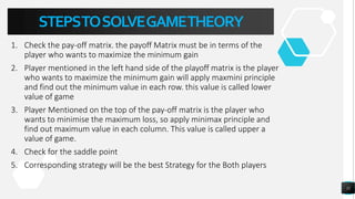 Game theory | PPTX