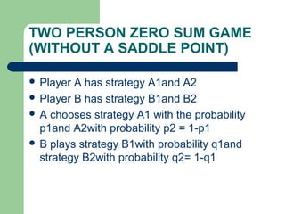 Game theory | PPT