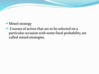 Game theory | PPTX