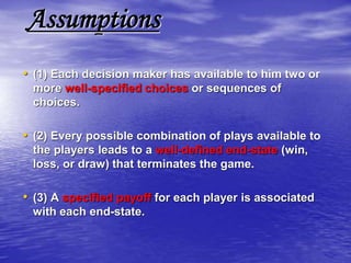 Game theory.ppt for Micro Economics content | PPT