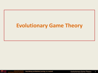 Evolutionary Game Theory | PPTX