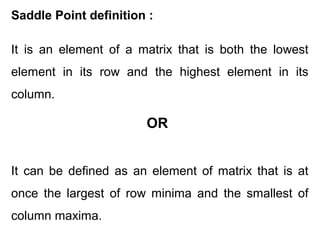 Game theory lecture | PPT