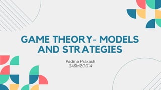 Game theory- models and strategies in evolution | PDF