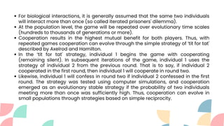 Game theory- models and strategies in evolution | PDF