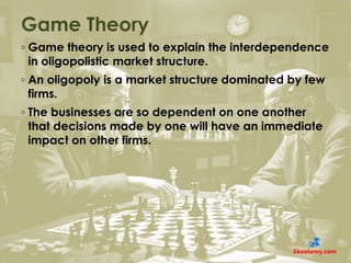 Game Theory (Nash Equilibrium) | Market Structure | PDF