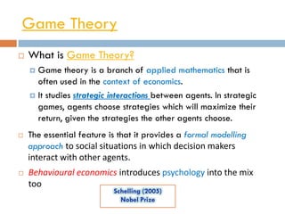 Game Theory Economics
