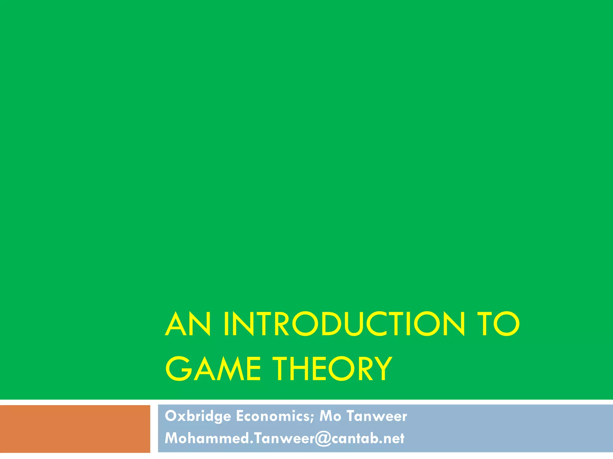 Game theory intro_and_questions_2009[1] | PDF