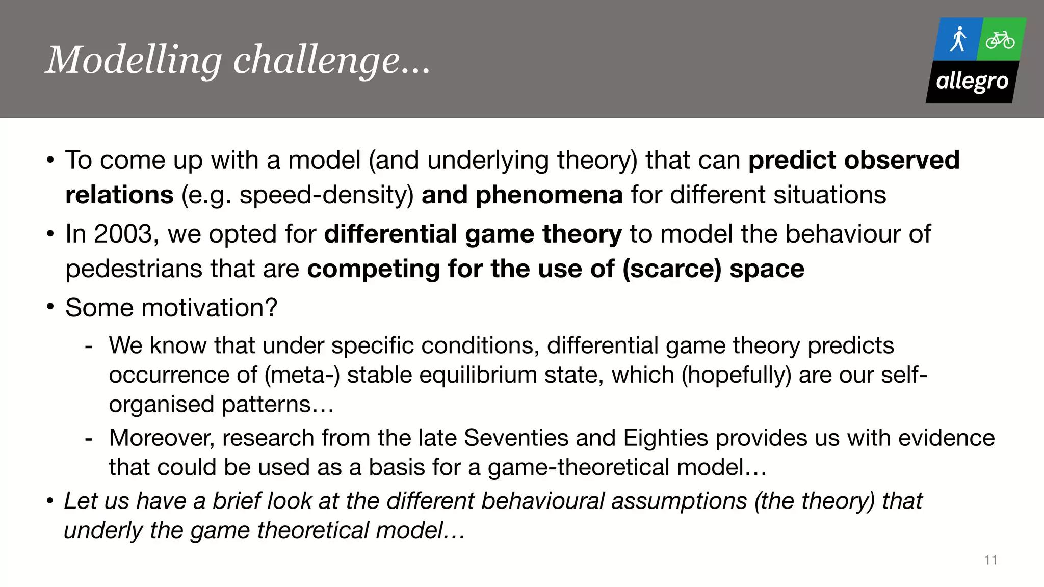 Differential game theory for Traffic Flow Modelling | PDF