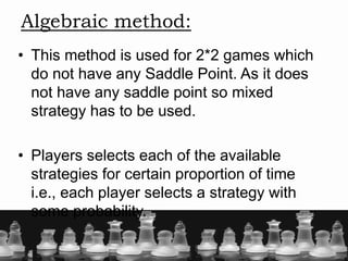 Game theory ppt | PPTX