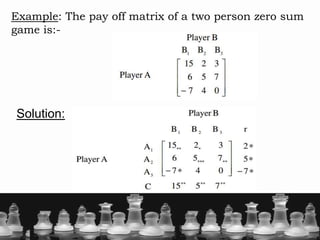 Game theory ppt | PPTX