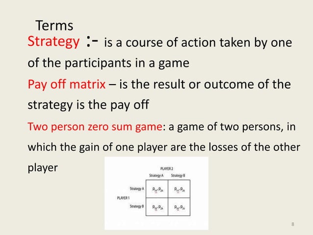 Game theory ppt | PPT