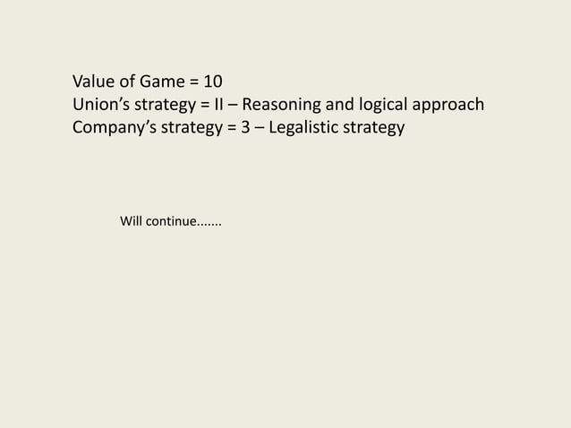 Game theory ppt | PPT