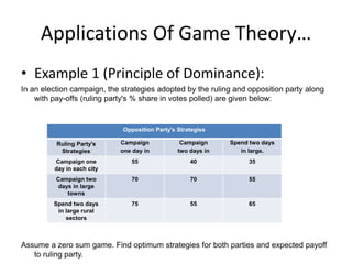 Game theory project... | PPT