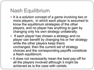 Game theory project | PPTX