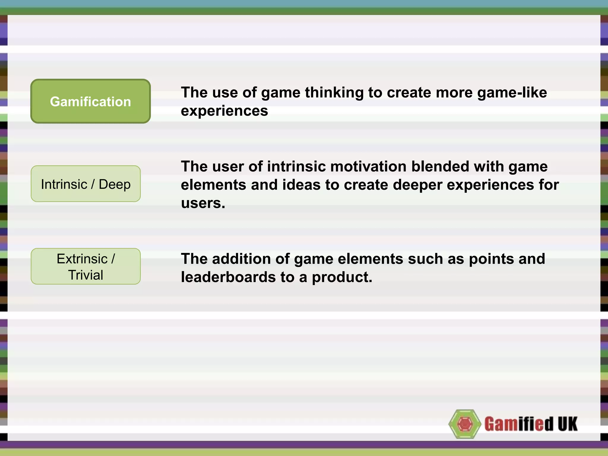 Game Thinking: More than just Gamification | PPTX