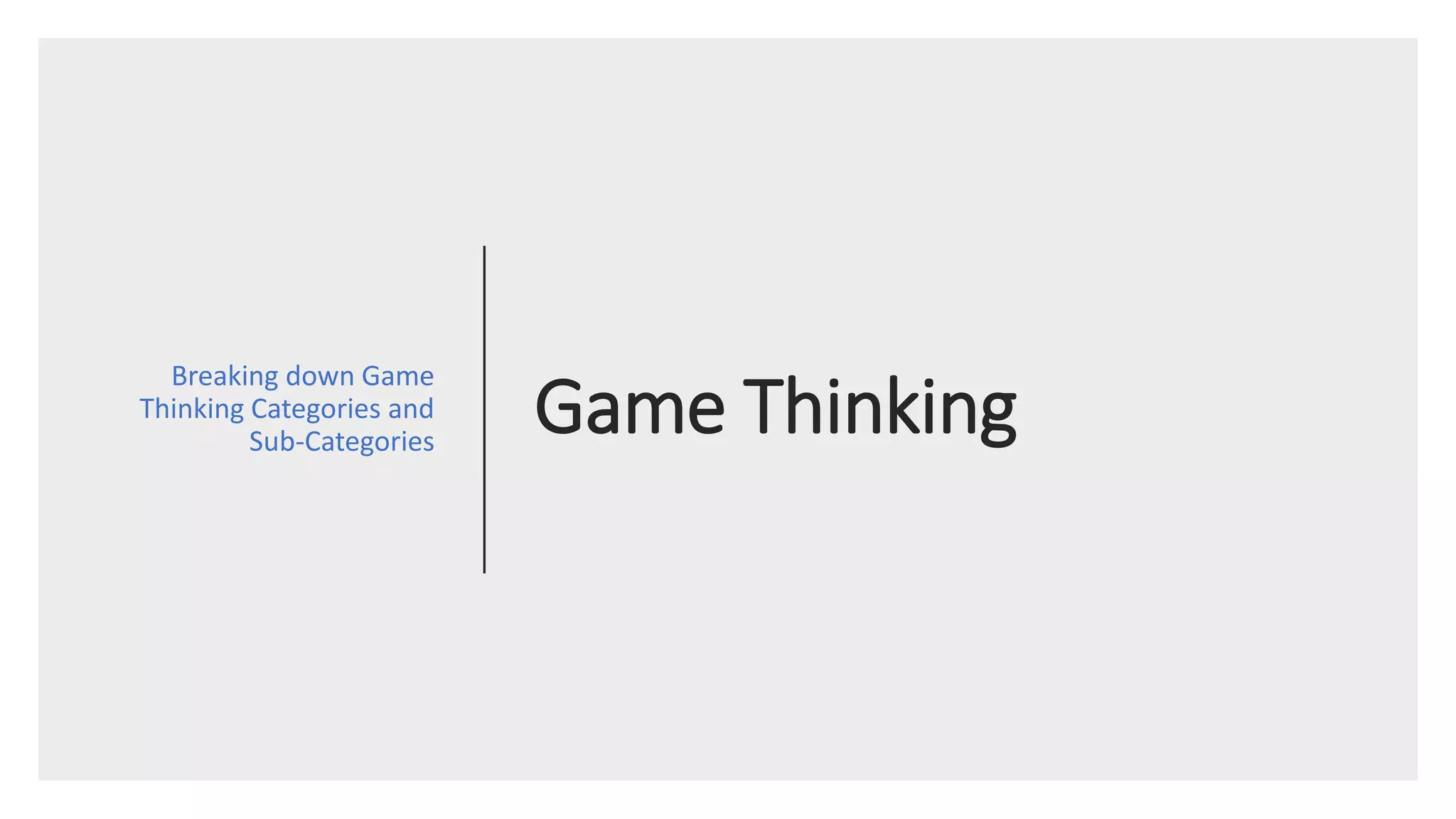 Game thinking - Differences Between Games, Serious Games, Gamification ...