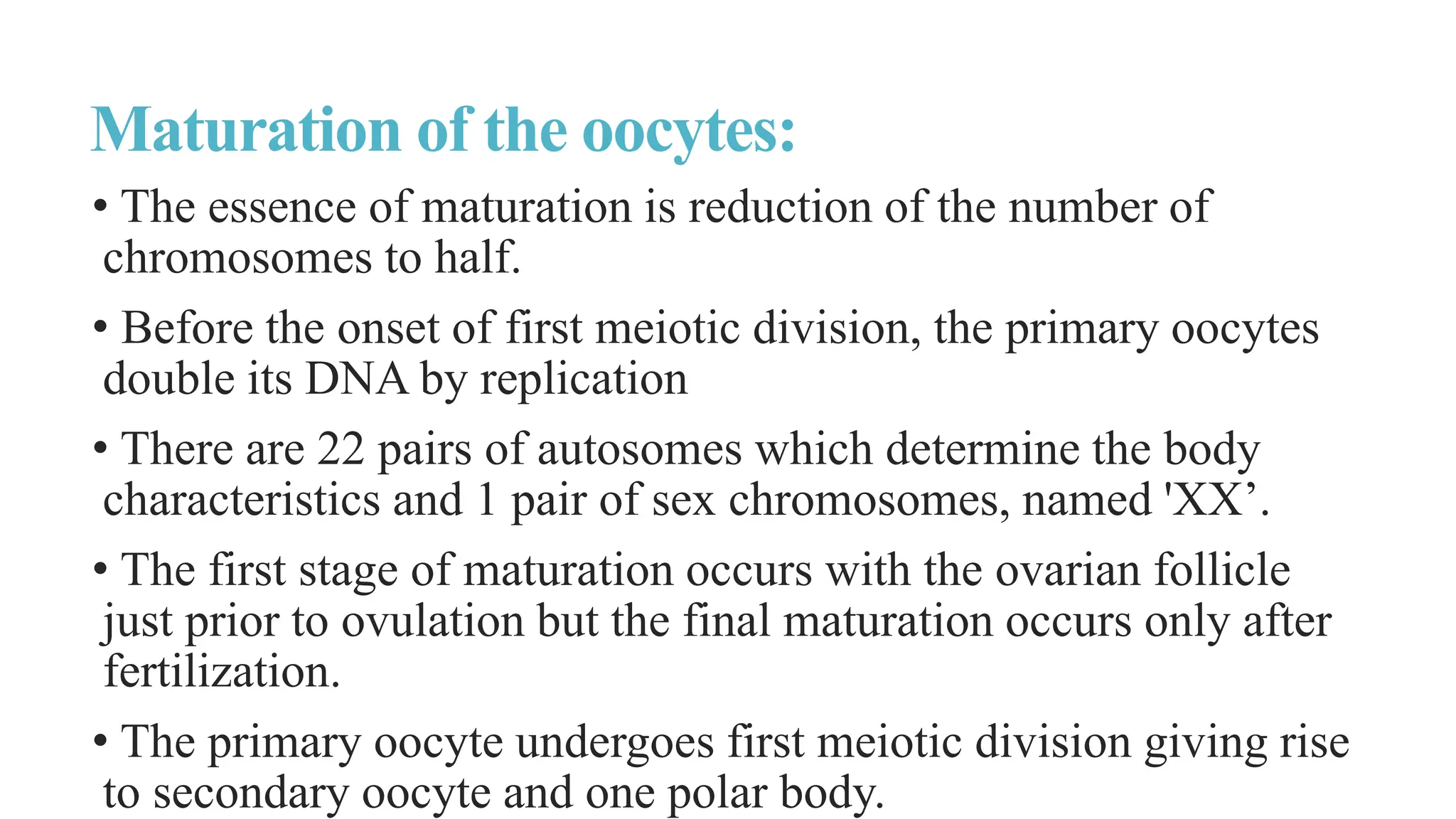 Embryonic Development And Gametogenesis Pptx
