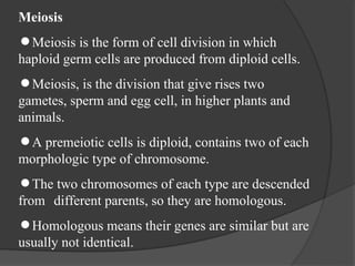 Gametogenesis - meiosis- oogenesis- spermatogenesis-1112.ppt