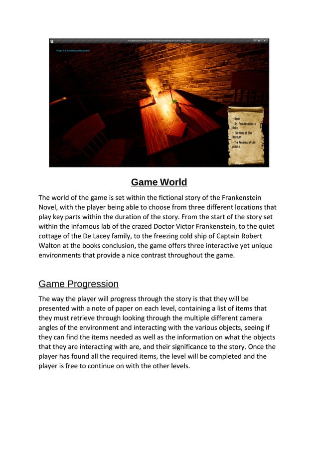 Game Treatment - Main Game | ODT