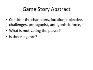Game Treatment Template | PPT