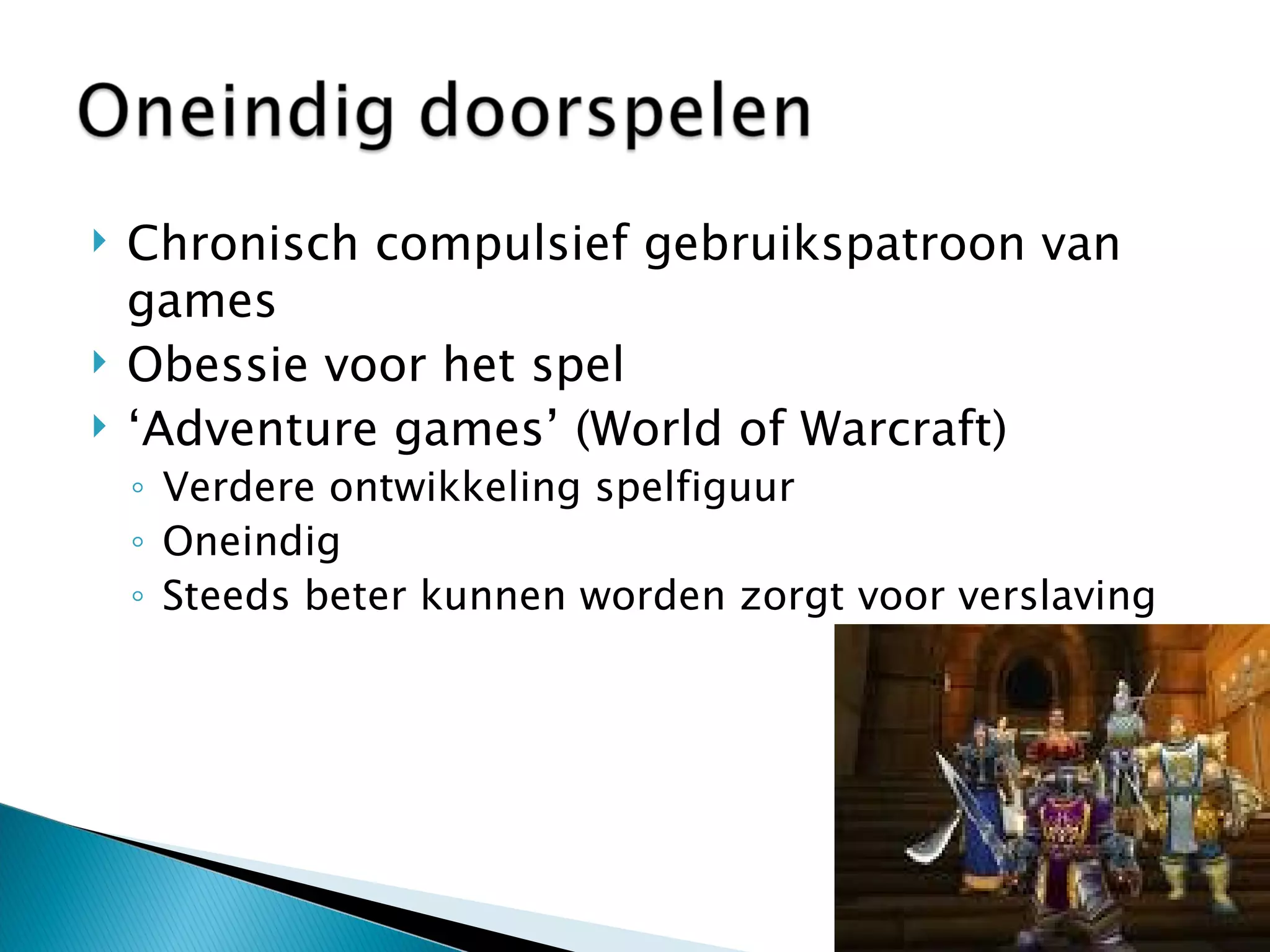 Gameverslaving | PPT