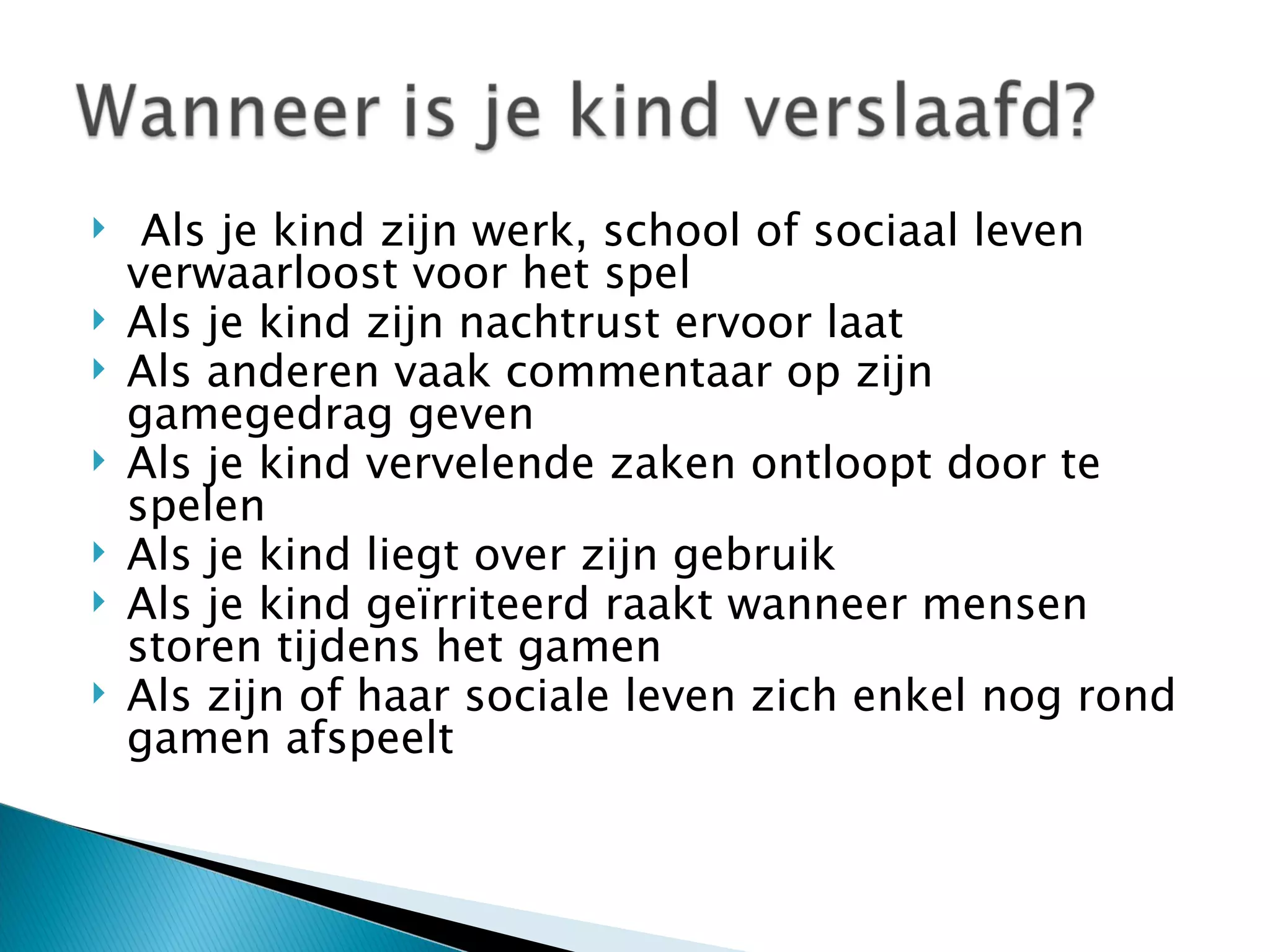 Gameverslaving | PPT
