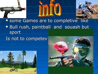 Game vs sport | PPT